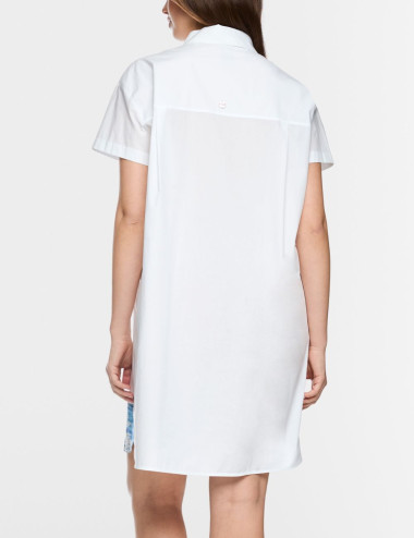 Short Dress with All-Over Print - Marc Cain